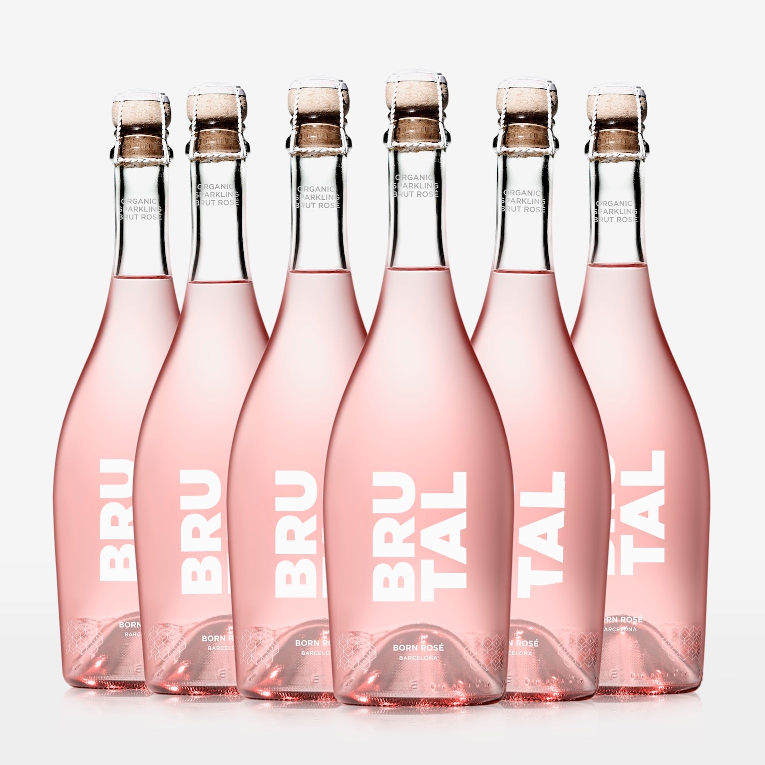 6 bottles Sparkling Rosé wine - Buy online BORN ROSÉ Barcelona